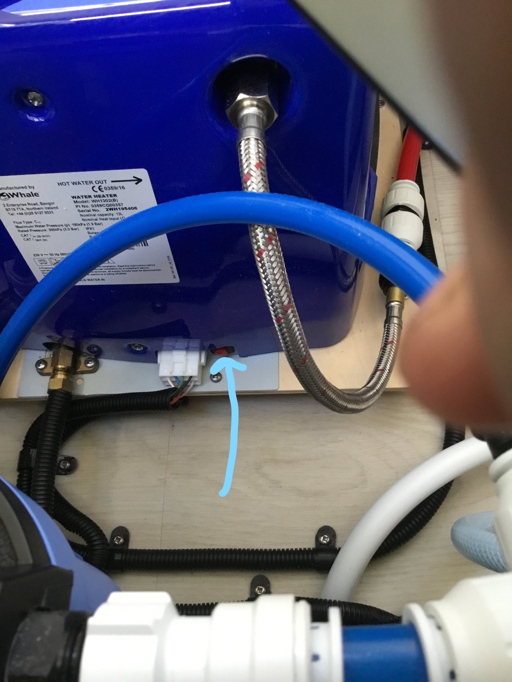 Whale hot water heater not working - TrailLite models